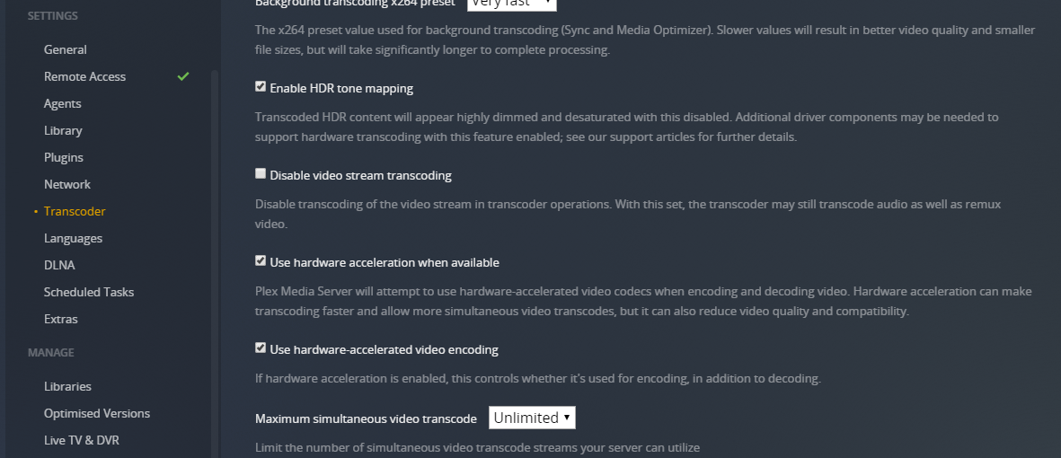 Plex in Docker on a Synology NAS (Hardware Transcoding)