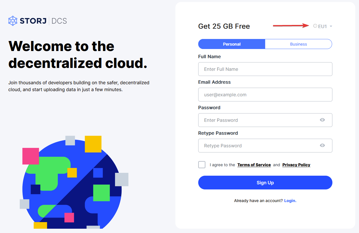 Use Storj.io Cloud Storage with Synology Hyper Backup